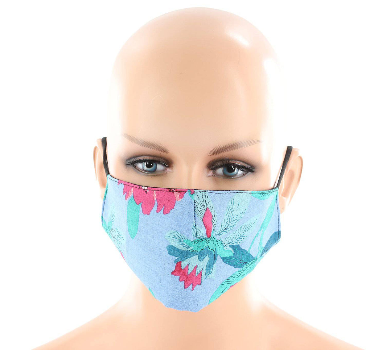 Oversized Floral Print Face Mask | La Fiorentina